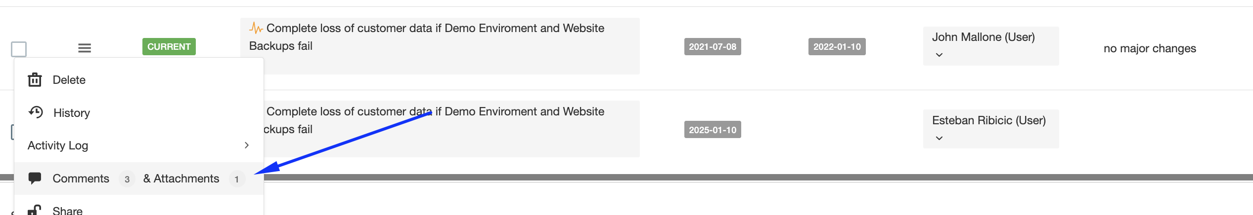 Risk Management | Eramba learning portal